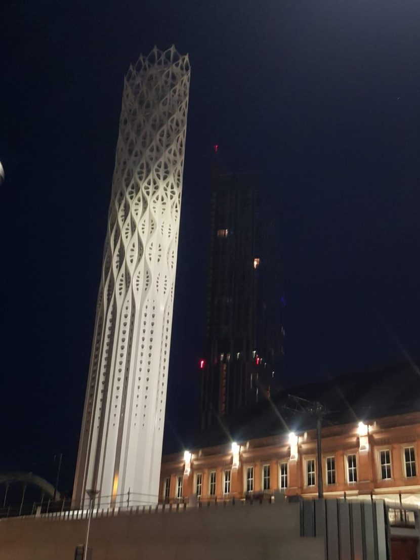 Tower of Light - The newest addition to Manchester's skyline